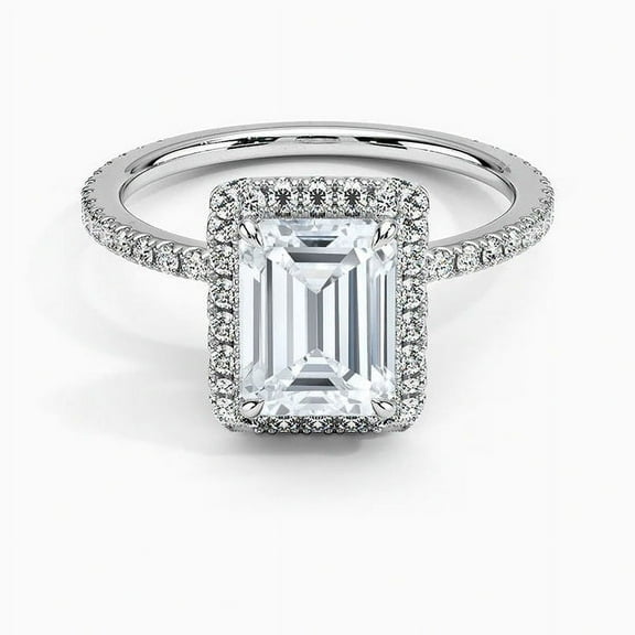 Alor Jewel Leaf Design Solitaire Diamond Ring for Women - 14K White ...