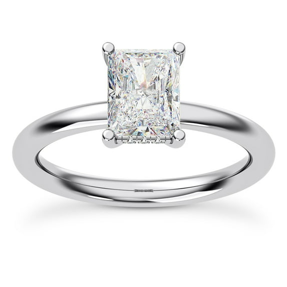 Alor Jewel Solitaire Engagement Diamond Ring for Women - 14K White Gold ...