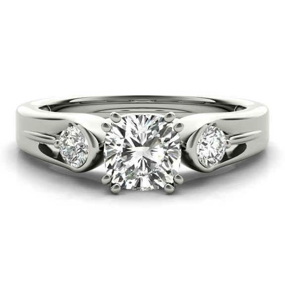 Alor Jewel Lab Created 2.1 Ct Diamond Ring - Round Cut Design - Vintage ...
