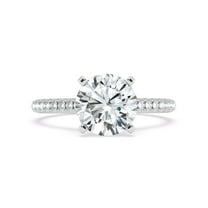 Alor Jewel 14K White Gold Over 1.2 Ct Round Cut Lab Created Diamond ...