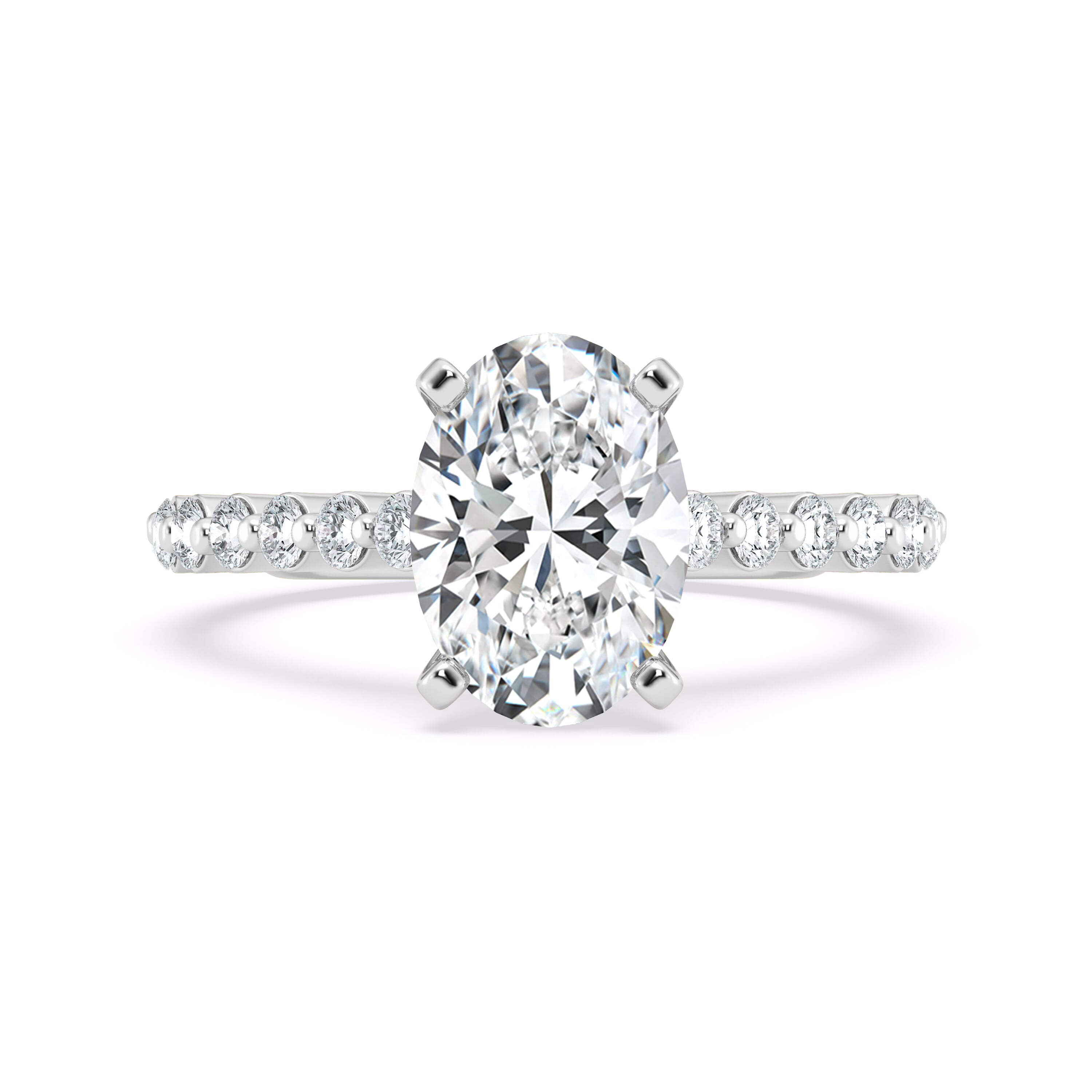 Alor Jewel Wedding Solitaire Diamond Ring for Wife - 1.4 Ct Oval Cut ...
