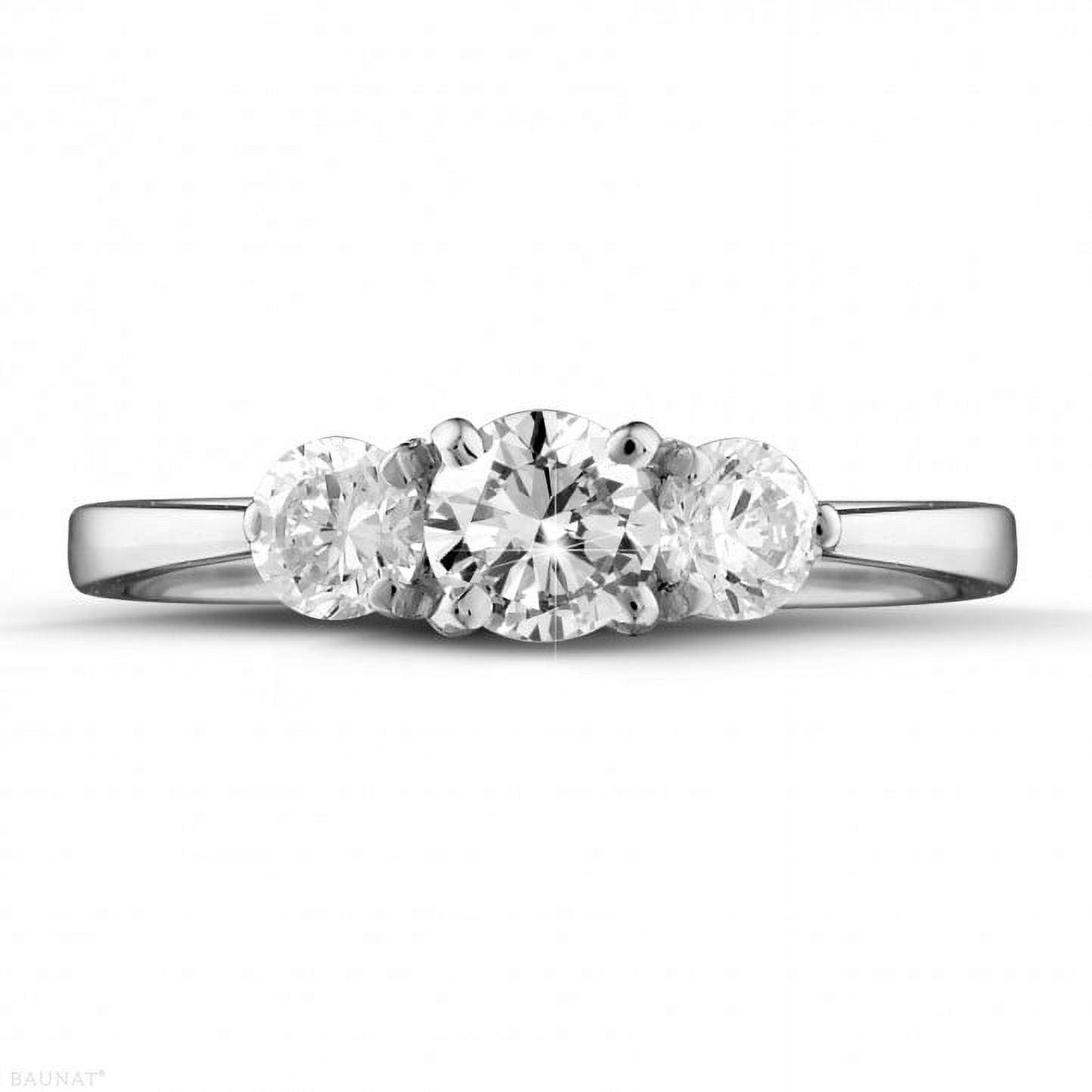 Alor Jewelry 1.8 Ct Round Cut Moissanite Engagement Ring - 14K White ...