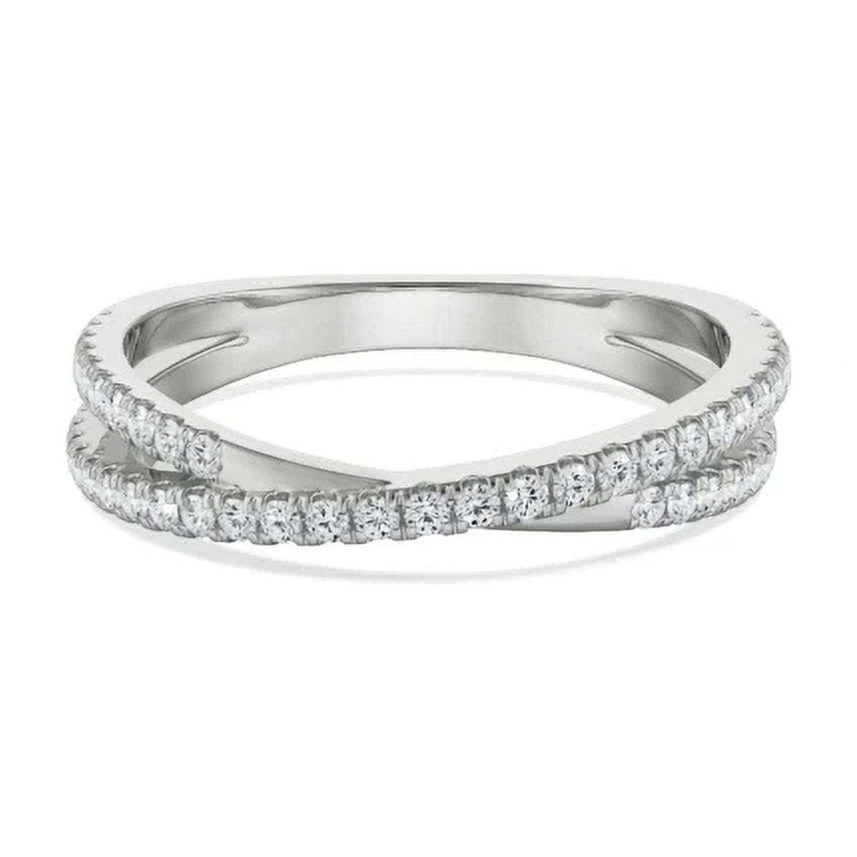 Alor Jewelry 1 Ct Round Cut Moissanite Engagement Ring - 14K White Gold ...