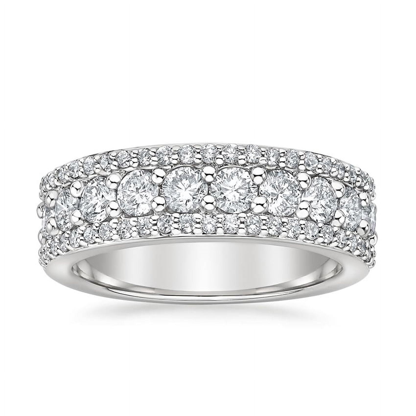 Alor Jewelry 2 Ct Round Cut Moissanite Engagement Ring - 14K White Gold ...