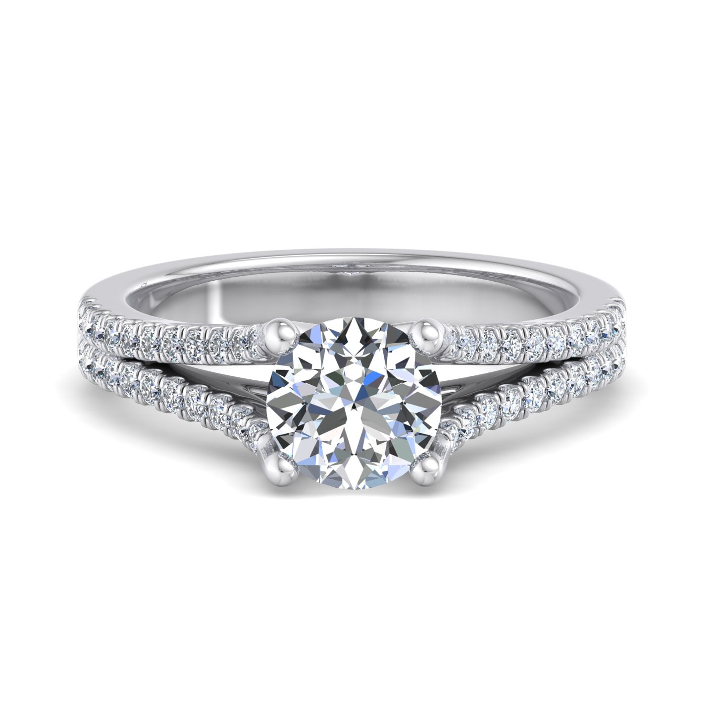 Alor Jewelry Classic Ring for Wife - 1.4 Ct Round Cut Moissanite - 14K ...