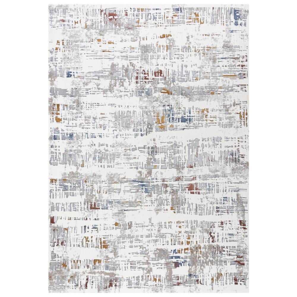 Alora Décor Abstract Modern Ivory/Multi 8'8" x 11'9" Rolled Rug ...