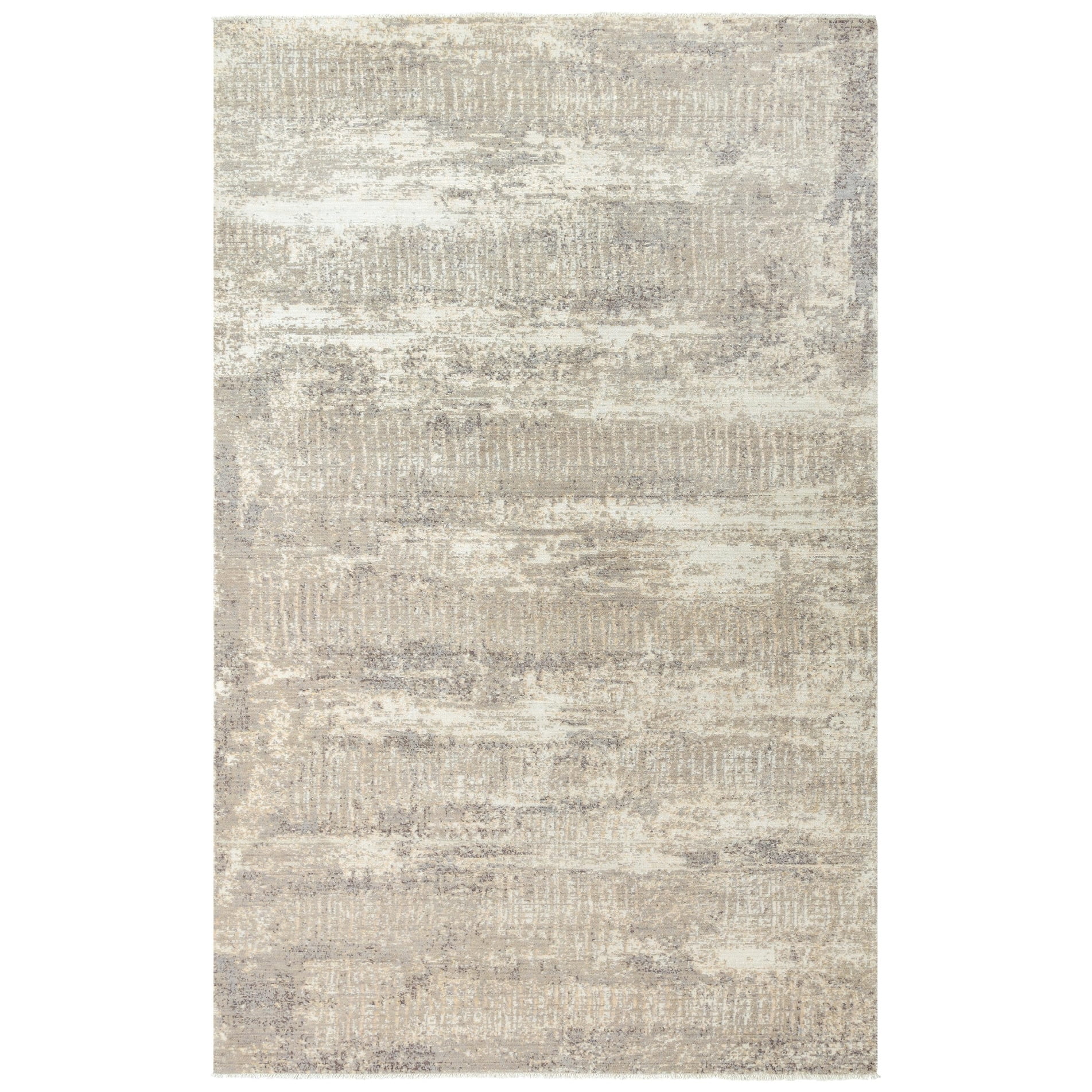 Alora Decor Aurora 5' x 8' Abstract Brown/Beige/Brown/Beige Hybrid Area ...