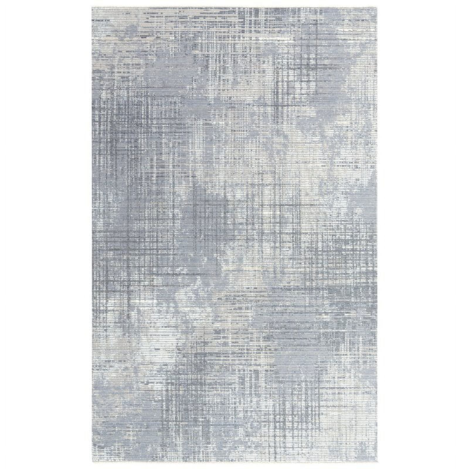 Alora Decor Aurora 8' x 10' Abstract Gray/Beige Hybrid Area Rug ...