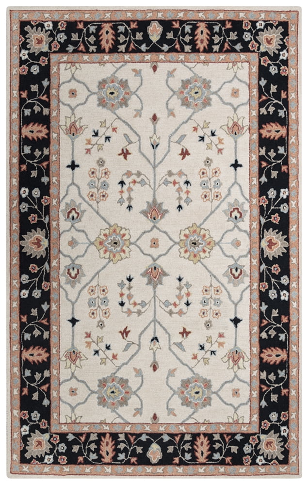 Alora Decor Large Living Room Conley Black Tufted Wool Rug, 7'9"X9'9 ...