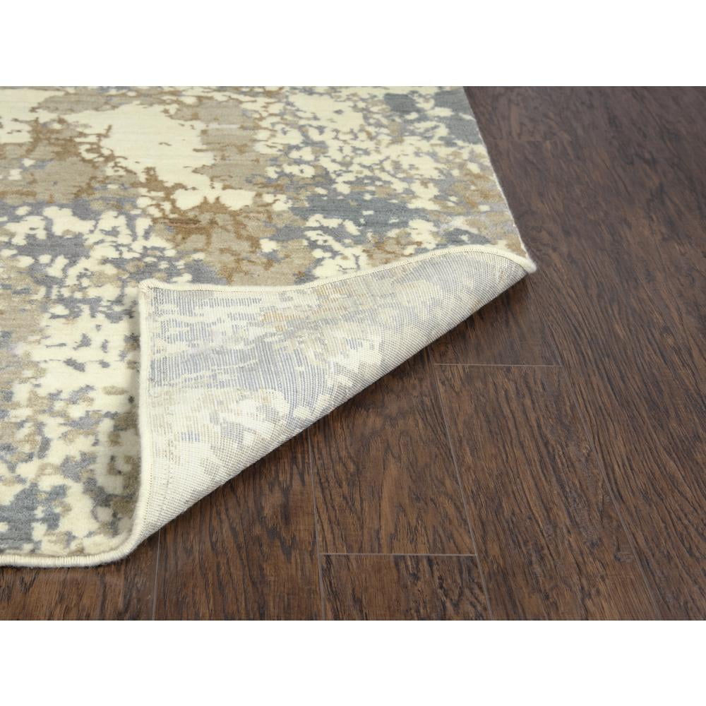 Alora Decor Essential 9' x 12' Abstract Beige/Ivory Hybrid Area Rug ...