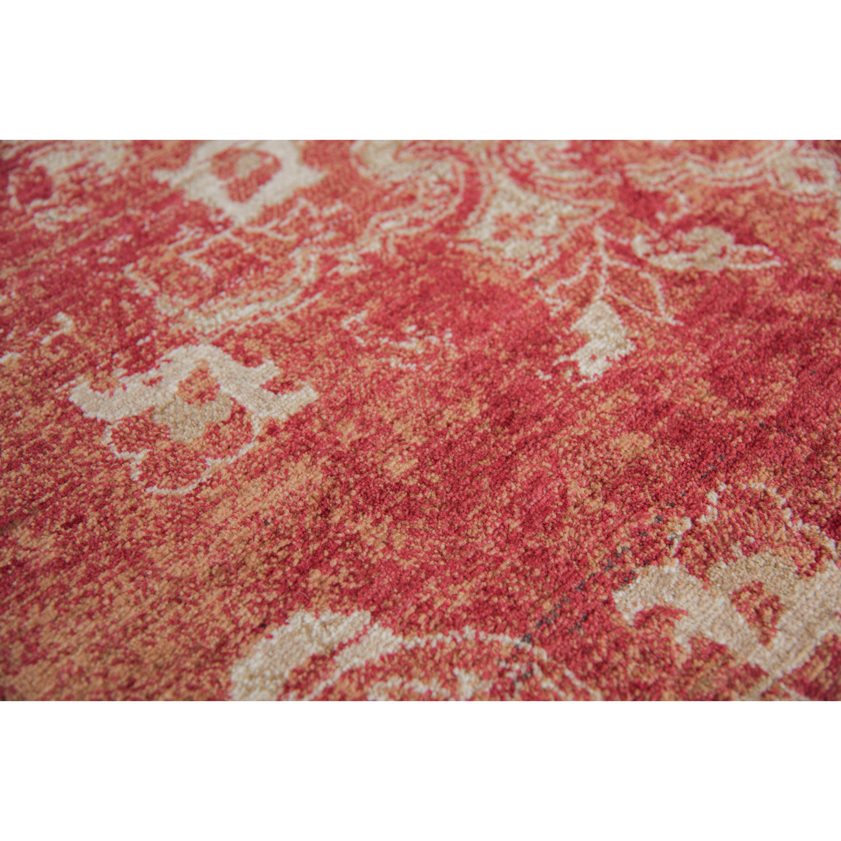 Alora Decor Euphoria 10' x 13' Distress Red/Gray/Rust/Blue Hybrid Area ...