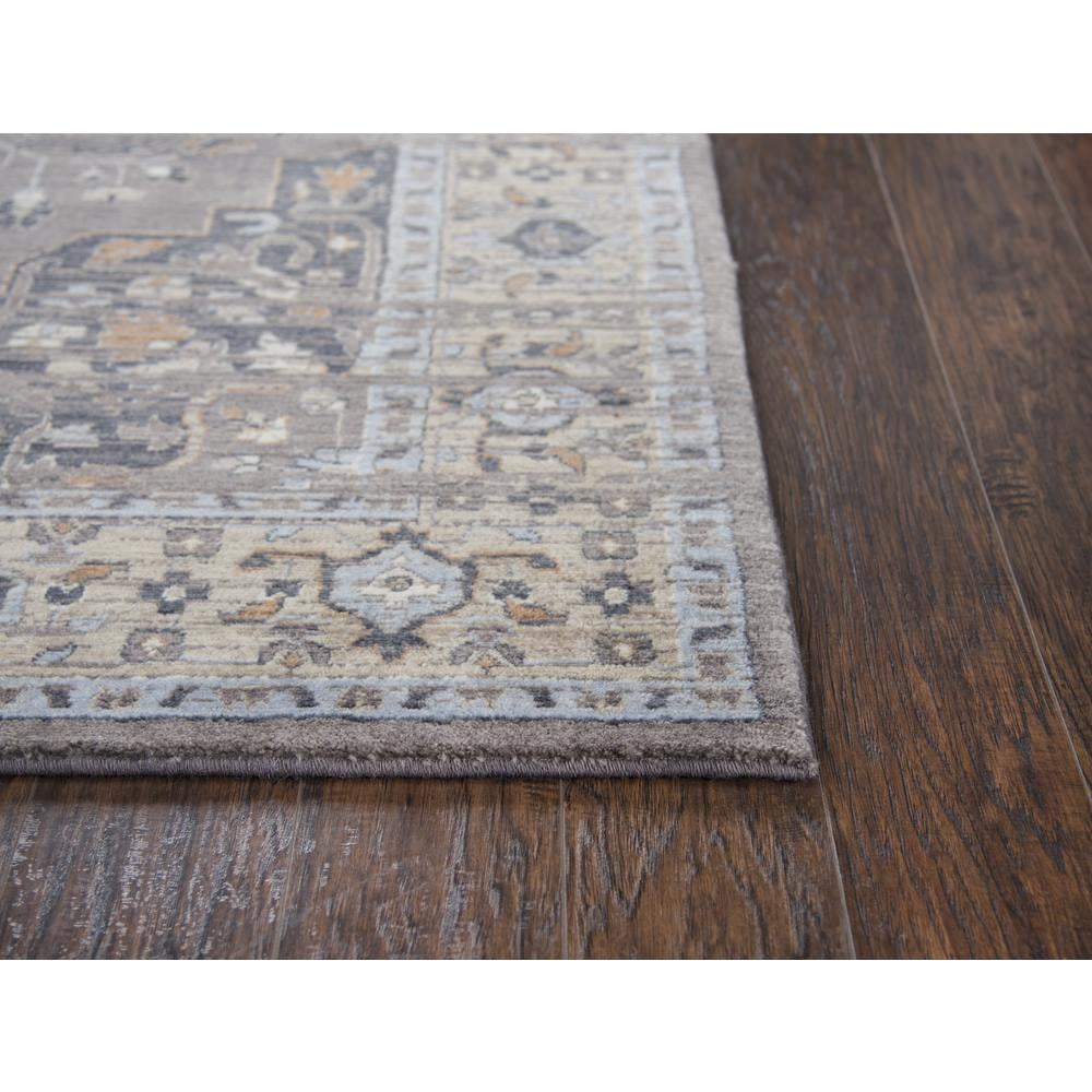 Alora Decor Euphoria 2'6" x 10' Distress Gray/Gray/Rust/Blue Hybrid ...