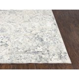 Alora Decor Glamour 5'3"x7'6" Vine/Scroll Cream/Gray/Rust/Blue Area Rug ...