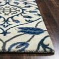 Alora Decor Liberty 10' x 14' Ornamental Ivory/Blue/Gray/Navy Area Rug ...