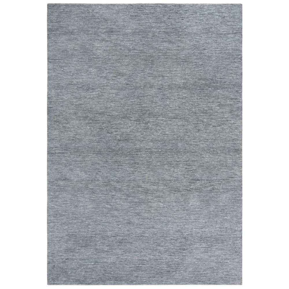 Alora Decor Luna 8'6"x11'6" Solid/Tone on Tone Gray/Gray Hand-Tufted ...