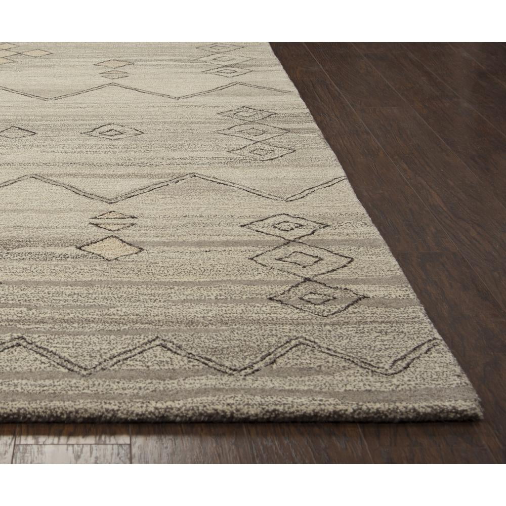 Alora Decor Makalu 5' x 8' Moroccan Gray/Natural Hand-Tufted Area Rug ...