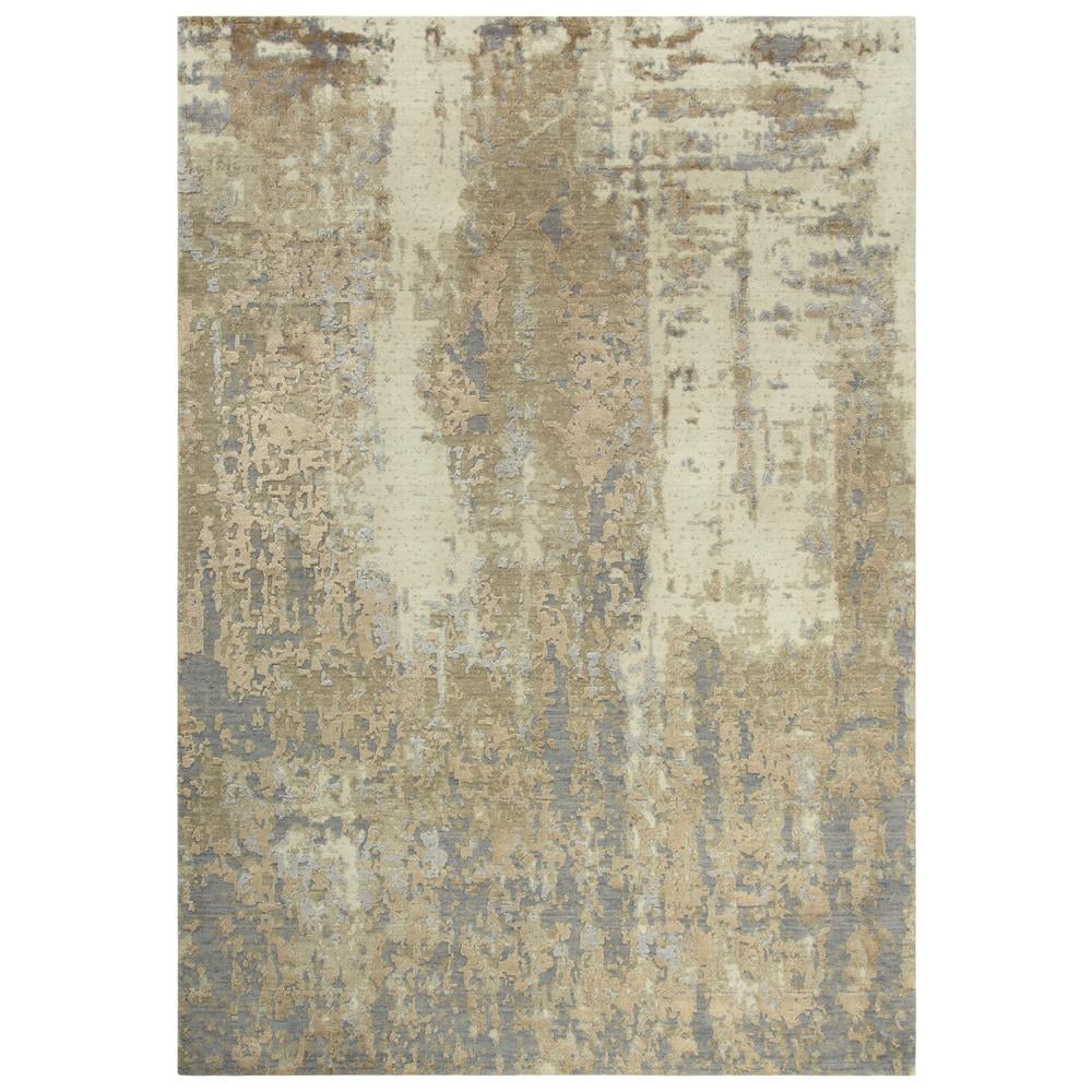 Alora Decor Radiant 10' x 13' Abstract Beige/Ivory/Gray Hybrid Area Rug ...