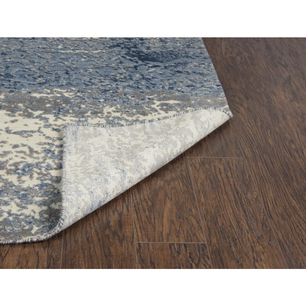 Alora Decor Radiant 9' x 12' Abstract Blue/Ivory/Gray Hybrid Area Rug ...
