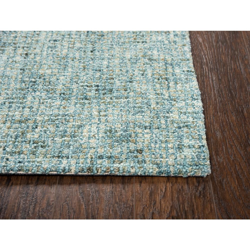 Alora Decor Storm 3' x 5' Tweed Teal/Beige Hand-Tufted Area Rug ...