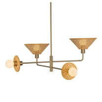 Alora Lighting CH558439BGOP Effie 4 Light 39" Wide Chandelier - Brushed ...