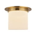 Alora Lighting FM360118PTBAR Mineral 11" Wide Flush Mount Ceiling ...