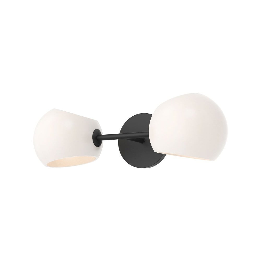 Alora Lighting Wv548217op Willow 17" Wide Bathroom Sconce - Black ...
