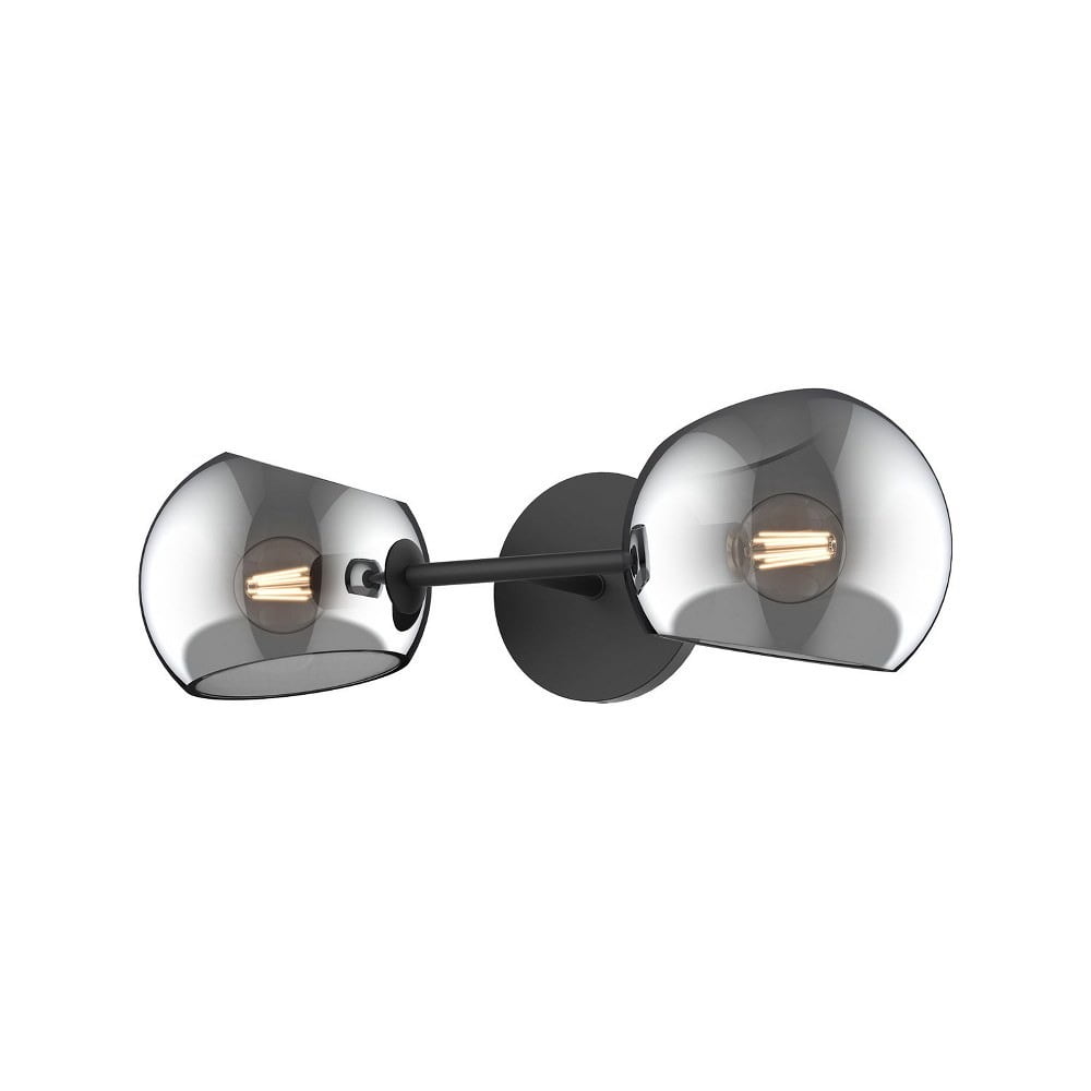 Alora Lighting Wv548217sm Willow 17" Wide Bathroom Sconce - Black ...