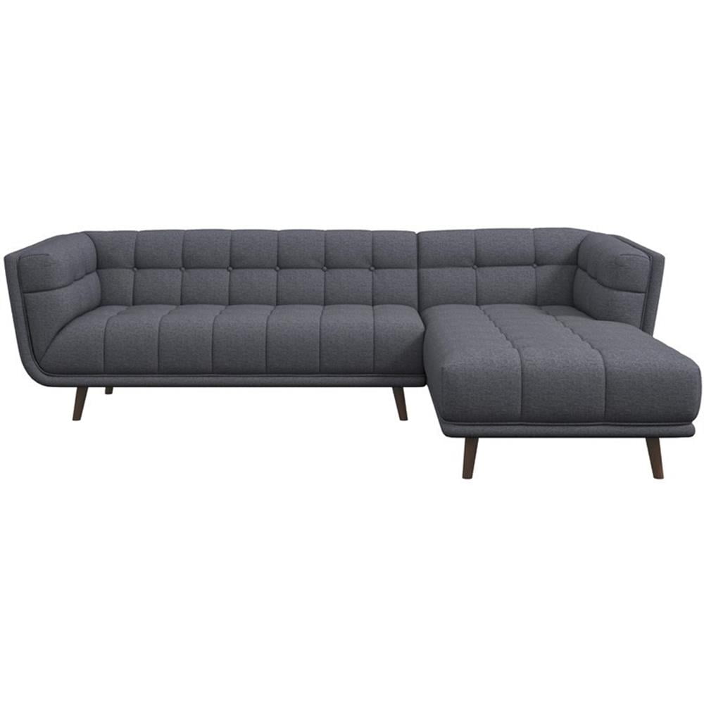 Alosio Grey Fabric Modern Living Room Corner Sectional Sofa - Walmart.com