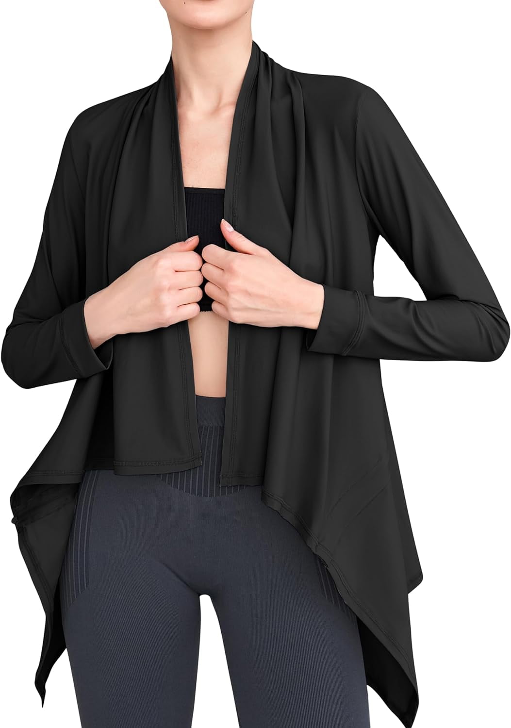 Alove Womens Long Sleeve Rashguard Top Summer Thin Coat Swim Cover Up ...