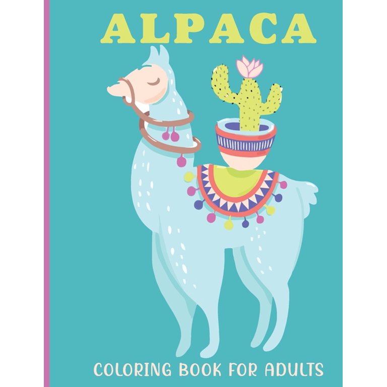 alpaca coloring book