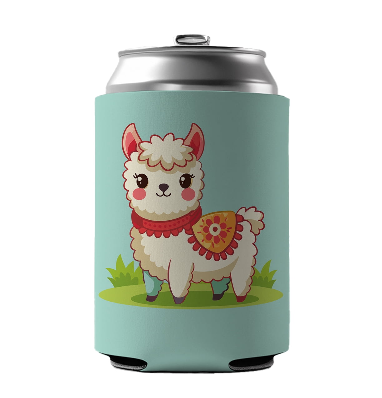 Alpaca Cute Drink Beer Soda Insulated Sleeve Holder Can Cooler Hugger ...