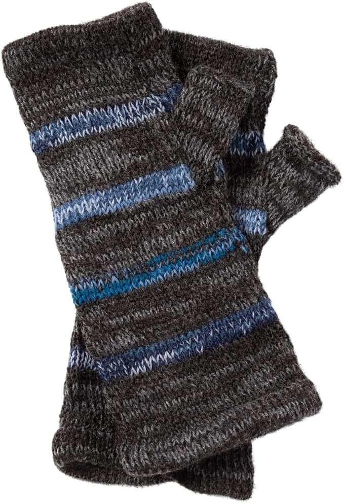 Alpaca Fingerless Mittens Gloves for Women 100% Super Soft Alpaca Fiber ...