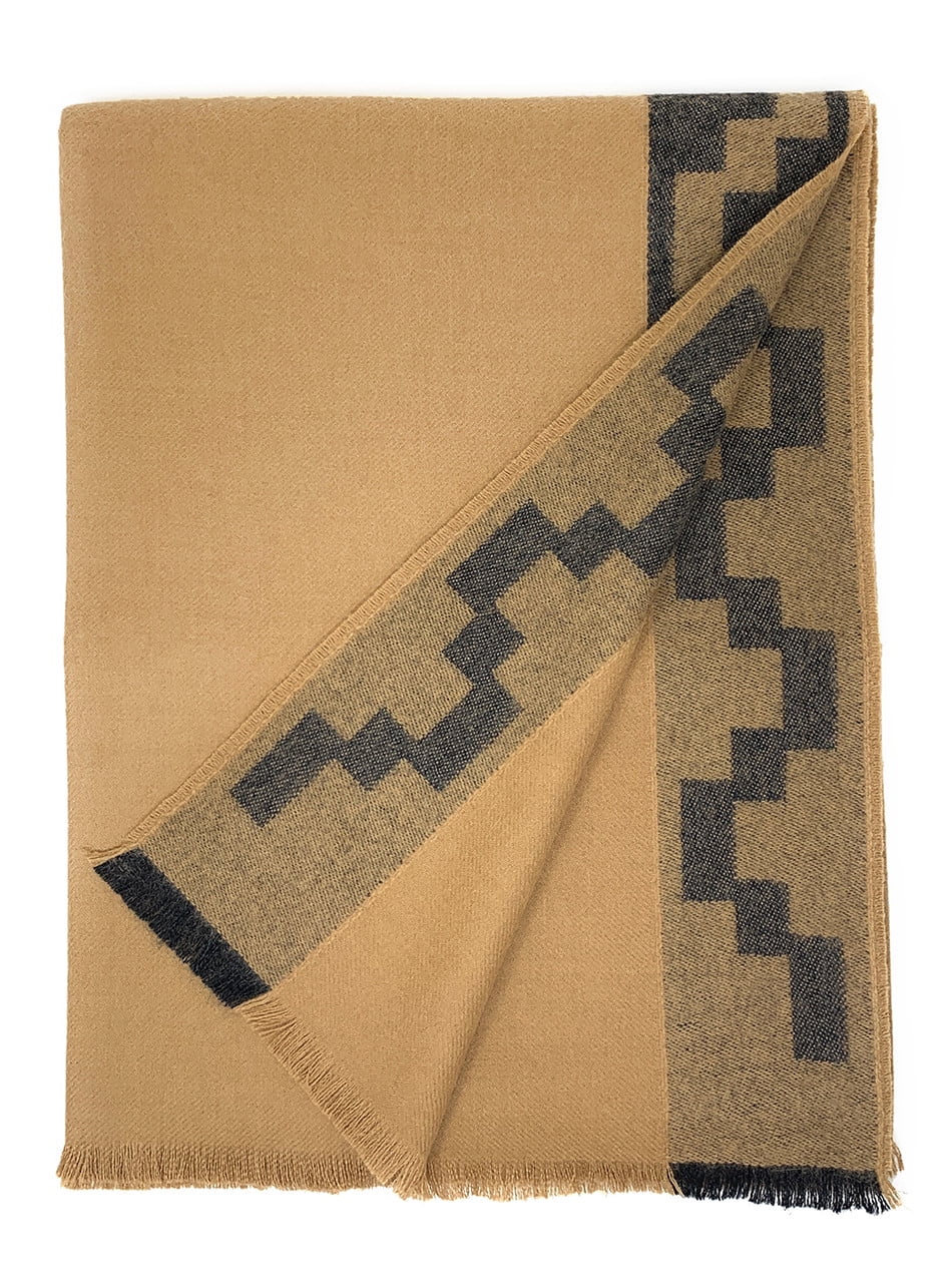 Alpaca Home - Stepping Stones Alpaca Throw Blanket - 100% Baby Alpaca ...