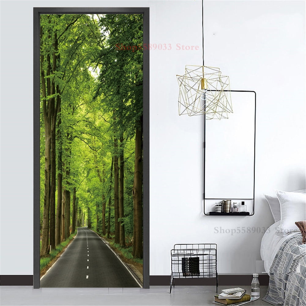 Alpaca In Car Door Stickers City Street Scenery Bedroom Ornaments ...