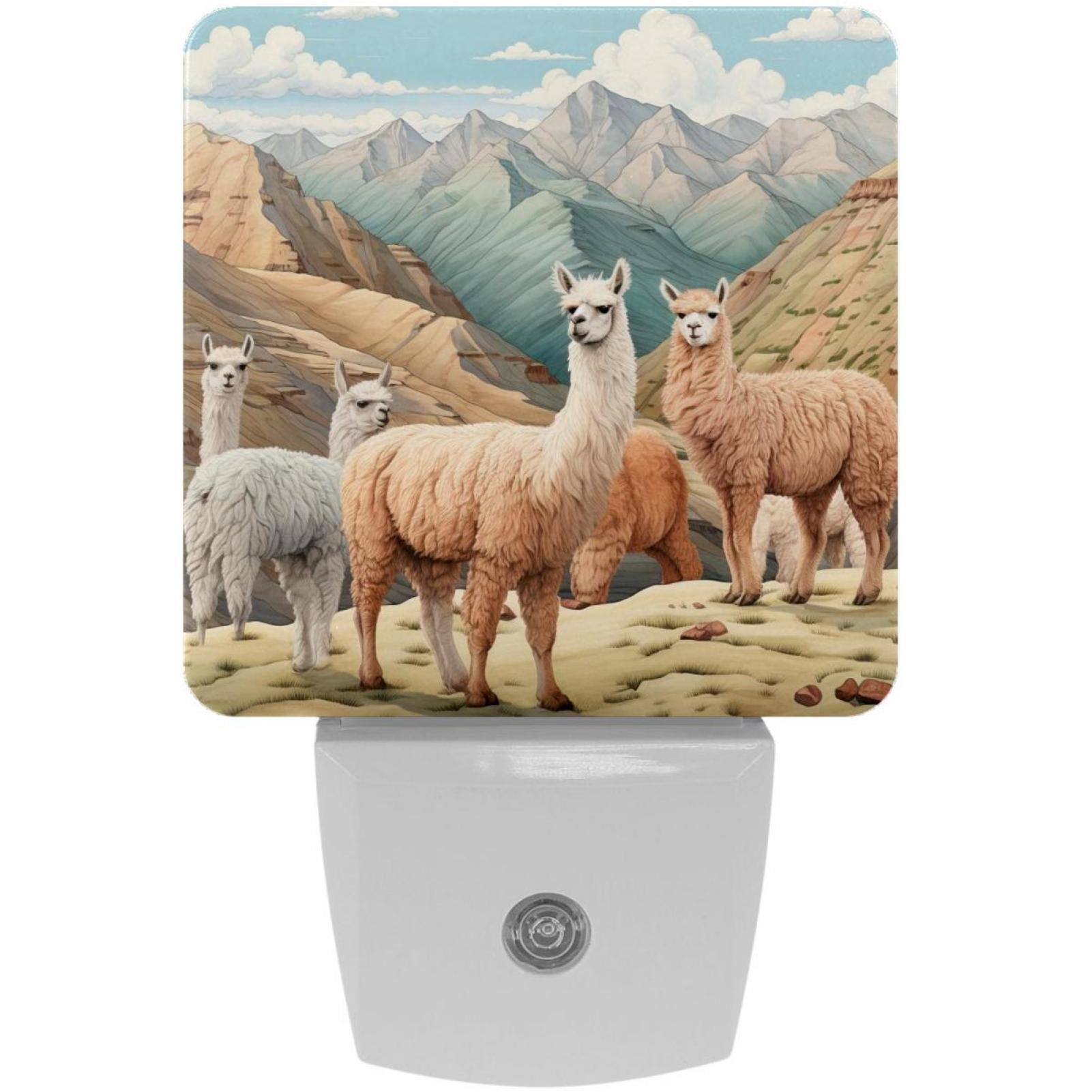 Alpaca LED Square Night Light - Small and Bright Square-shaped LED ...