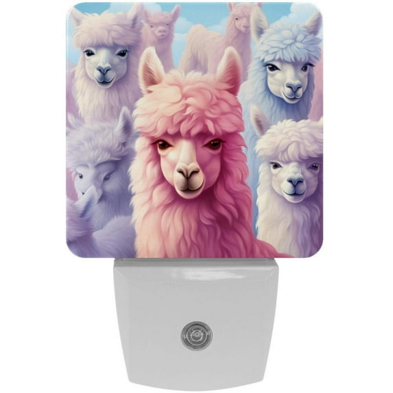 Alpaca LED Square Night Light - Small and Bright Square-shaped LED ...