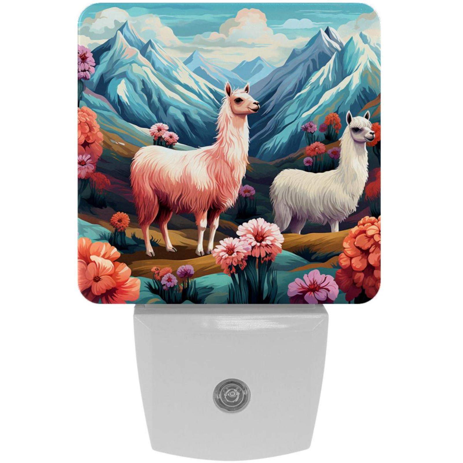 Alpaca LED Square Night Lights - Energy Efficient and Stylish Bedroom ...