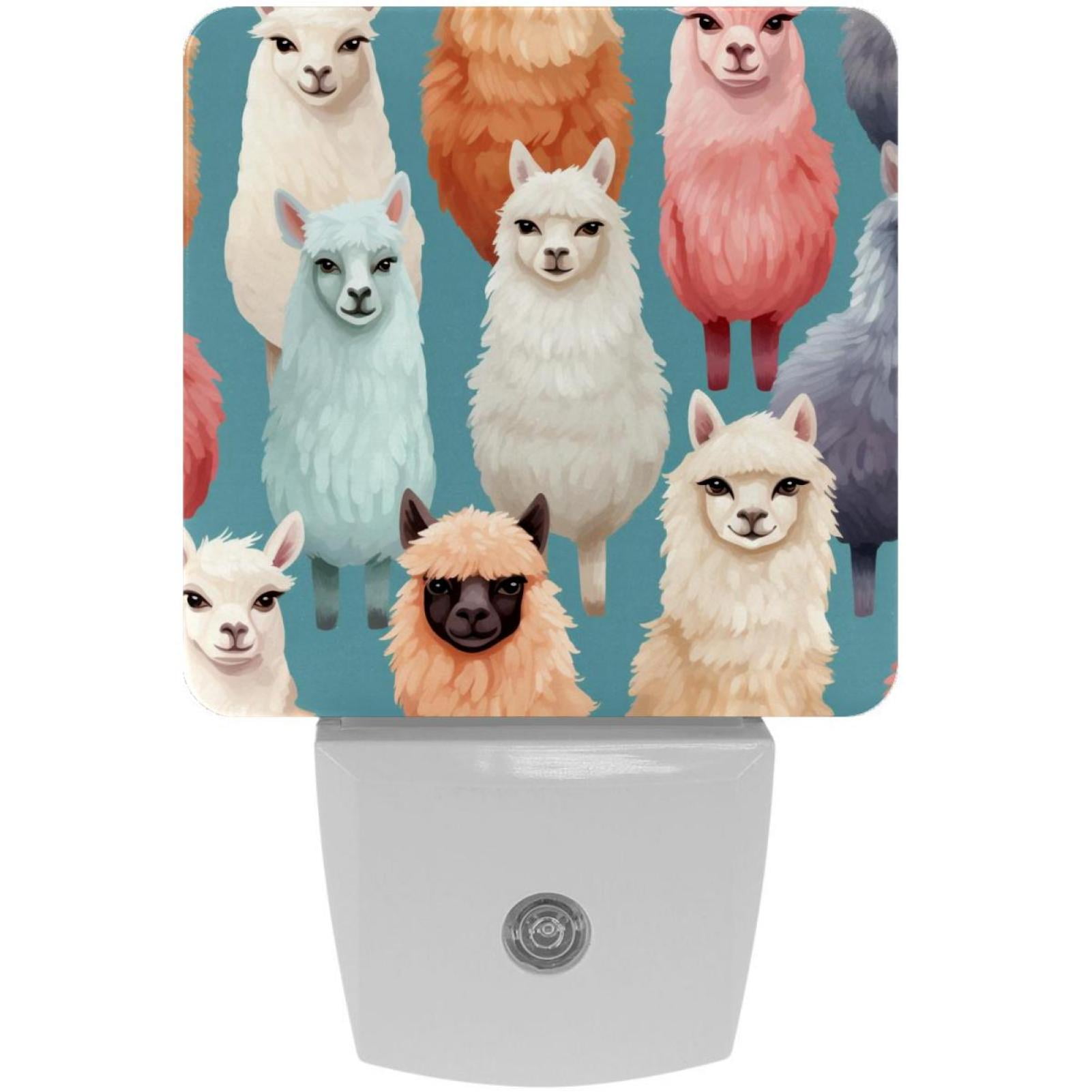 Alpaca LED Square Night Lights - Modern Design, Energy Efficient Indoor ...