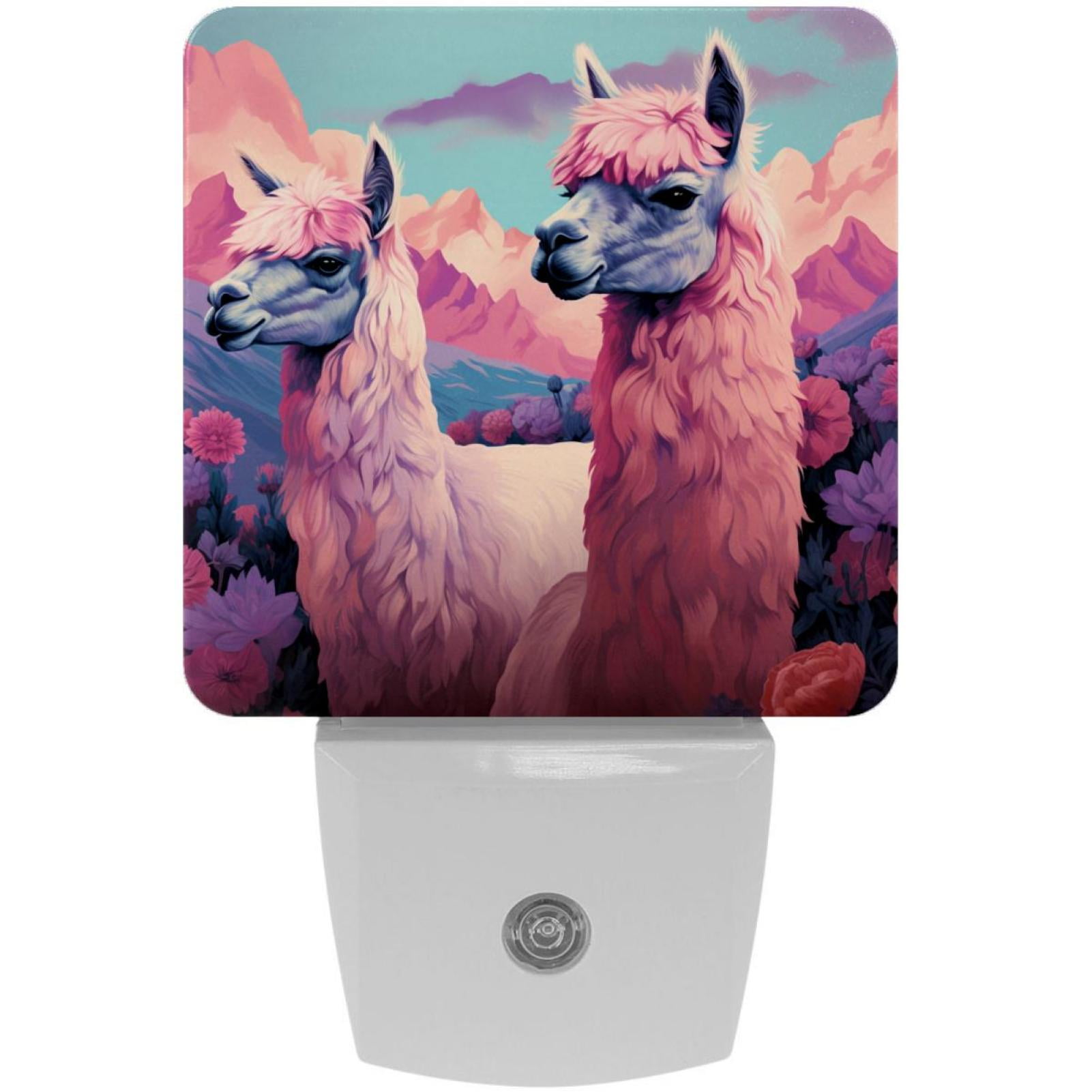 Alpaca LED Square Night Lights - Modern Design, Soft Glow, Energy ...
