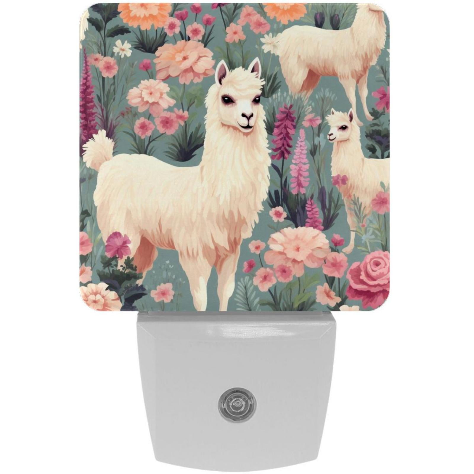 Alpaca LED Square Night Lights - Modern Design, Soft Glow, Energy ...