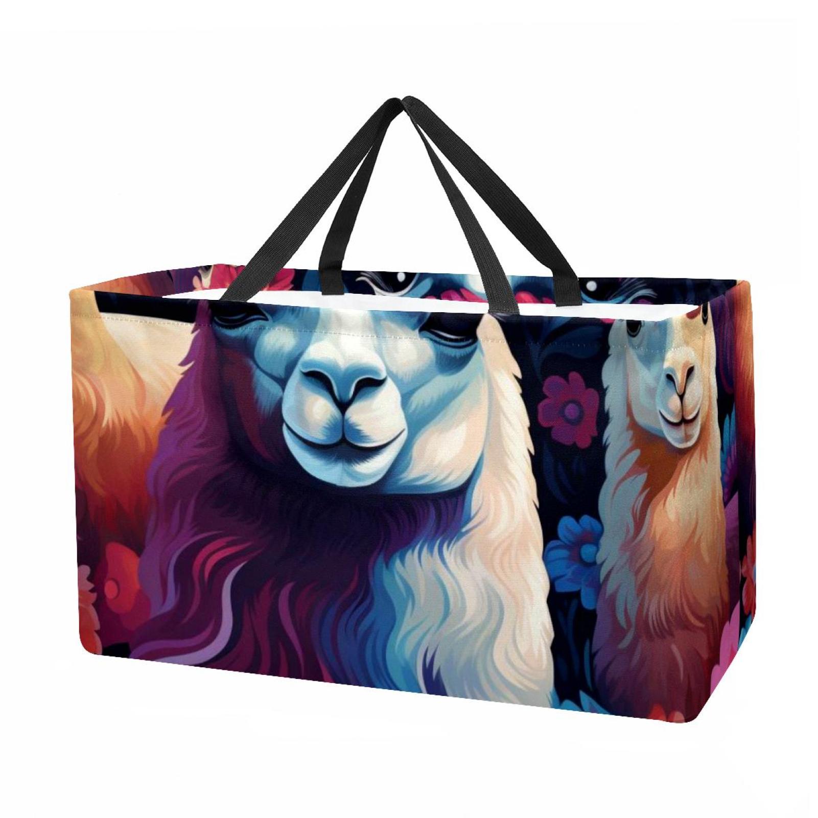 Alpaca Large Capacity Reusable Foldable Oxford Cloth Laundry Organizer ...