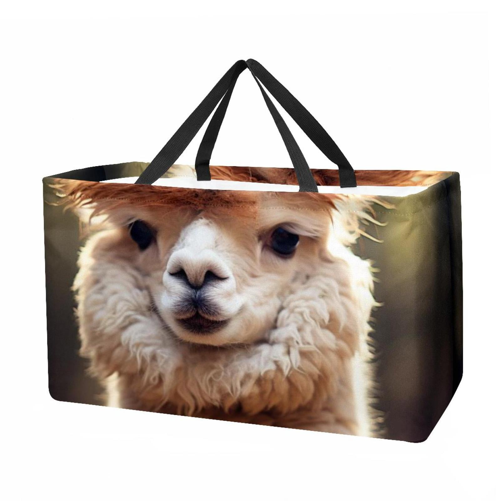 Alpaca Large Capacity Reusable Foldable Oxford Cloth Storage Bin Cube ...