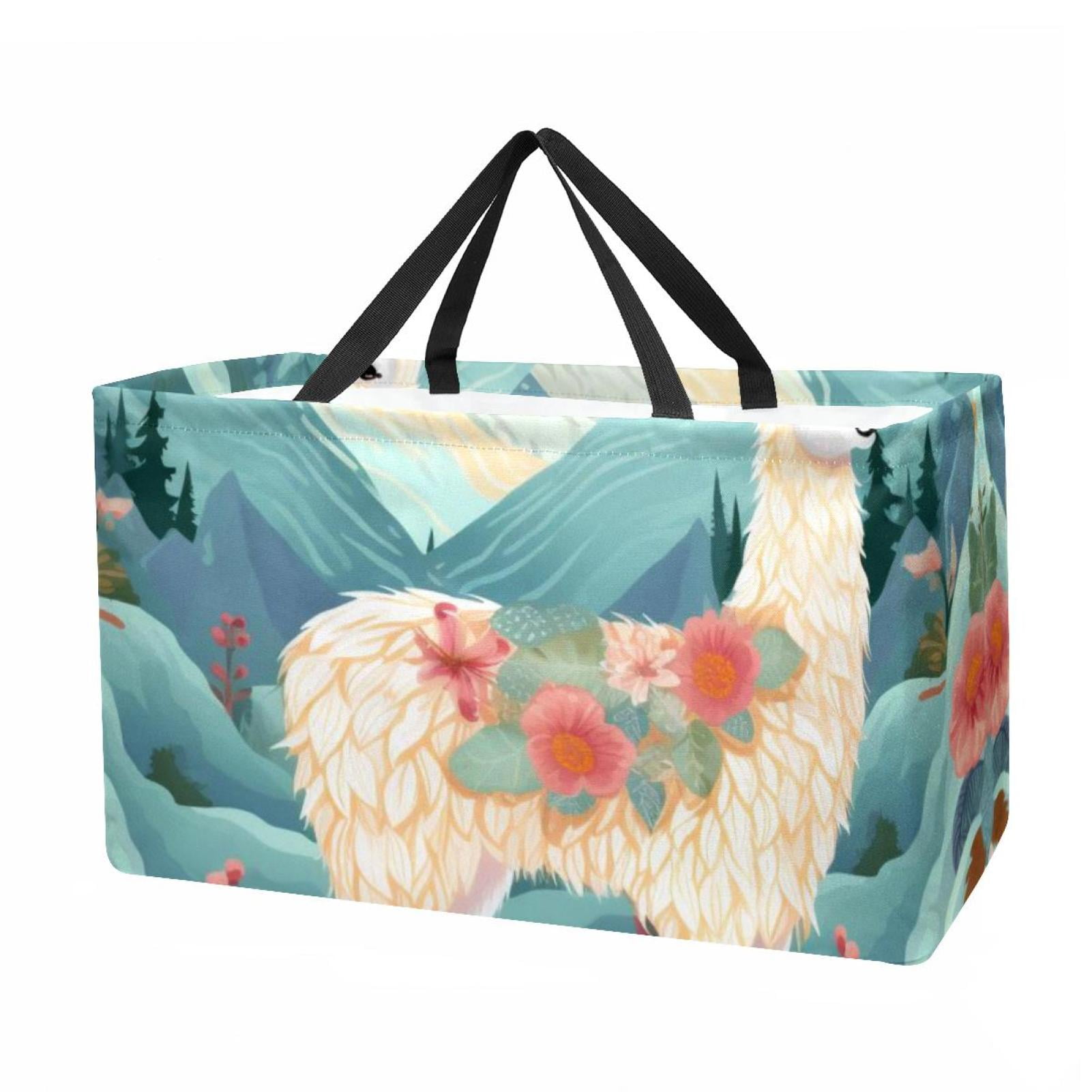 Alpaca Large Capacity Reusable Laundry Bag – Foldable Oxford Cloth ...