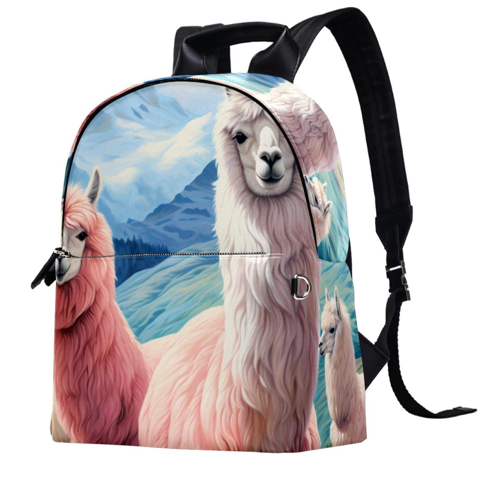 Alpaca Leather Backpack with Adjustable Shoulder Straps | Large ...