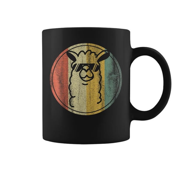 Alpaca Llama Gifts Retro No Prob Llama Coffee Mugs - Walmart.com