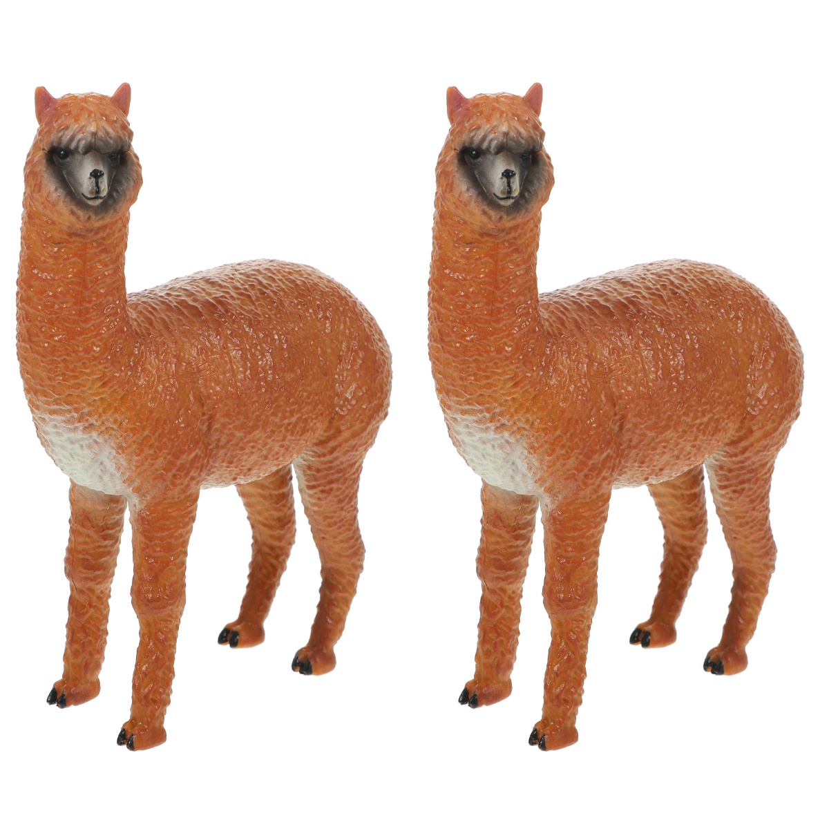 Alpaca Model Toy 2 Pack Lifelike Simulation Childrens Toys Modeling ...