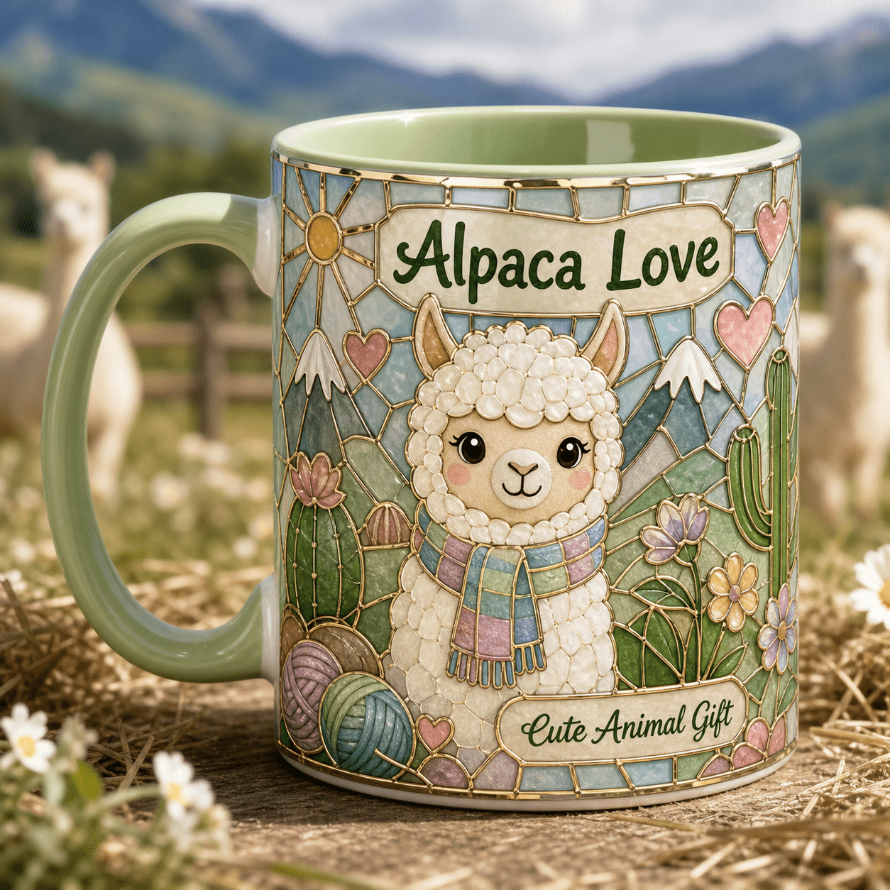 Alpaca Mug 3D Effect Cute Animal Gift for Coffee, Tea & Alpaca Lovers ...