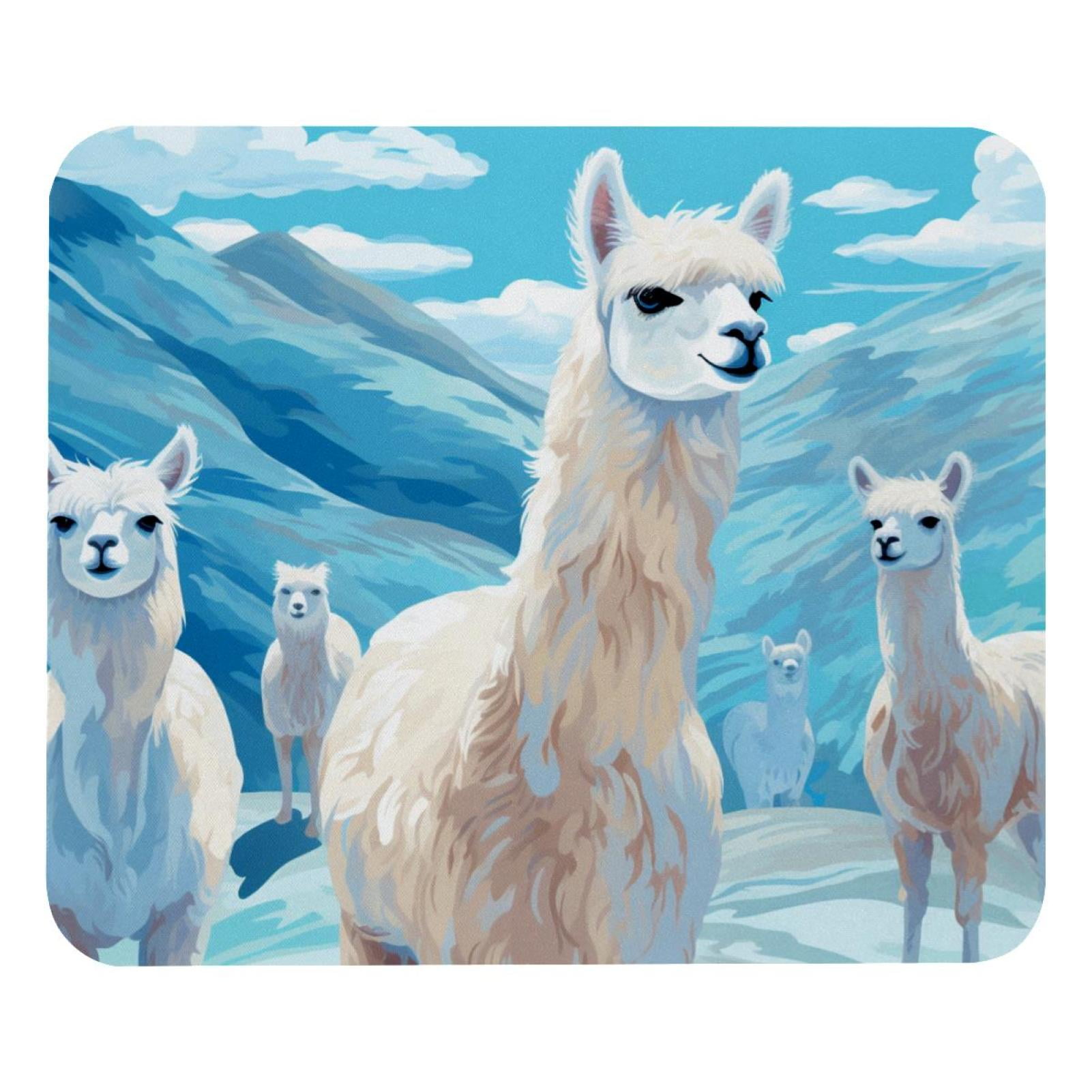 Alpaca Non-Slip Rubber Bottom Printed Gaming Mouse Pad Mouse Mat ...