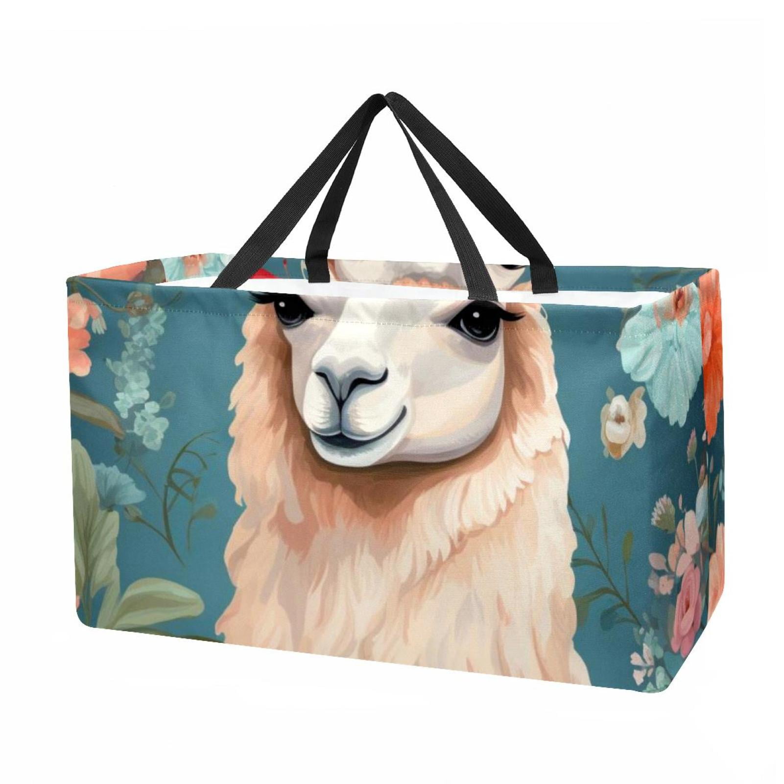 Alpaca Oxford Cloth Reusable Foldable Decorative Box – Large Capacity ...