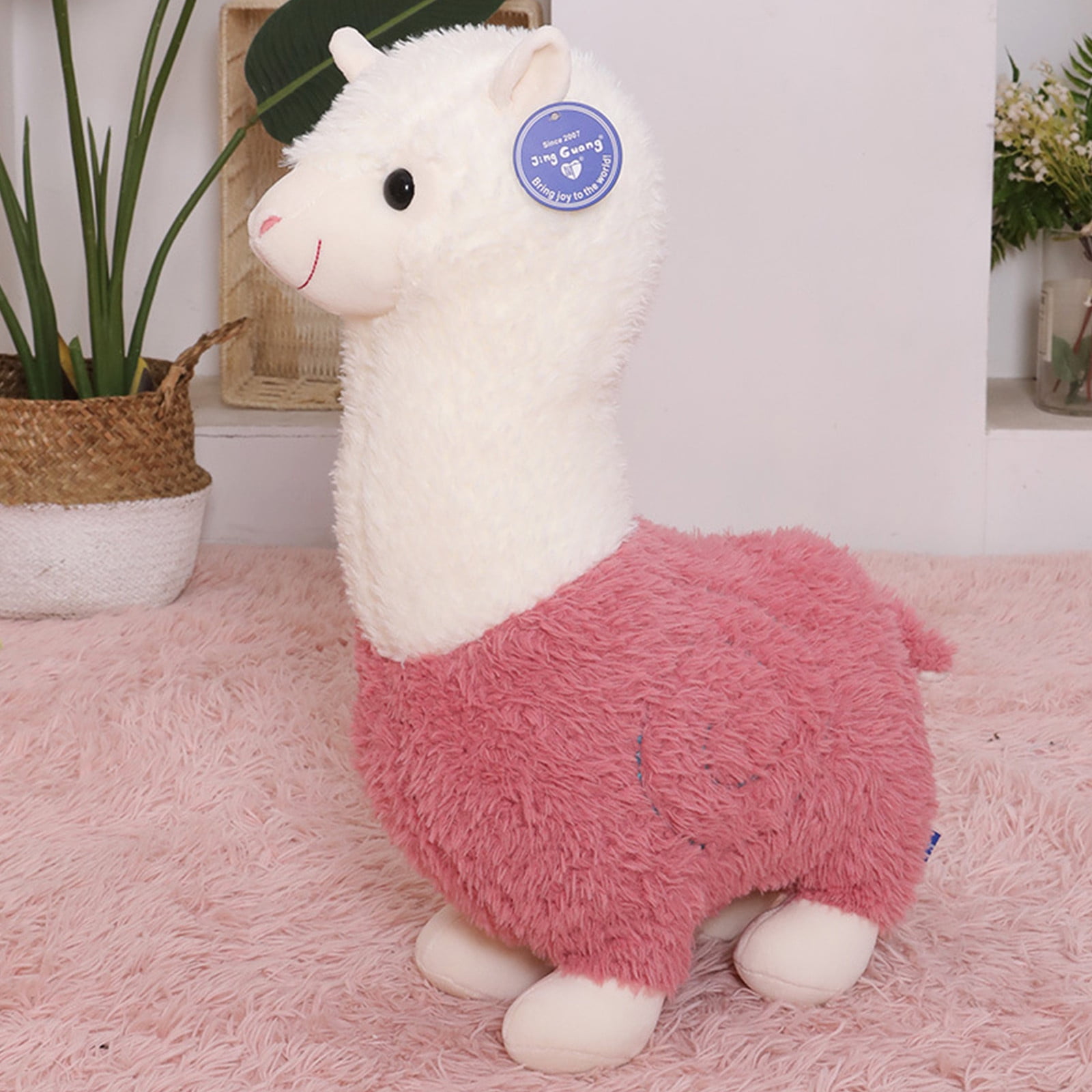 Alpaca Plush Hug Pillow Toy Alpaca Doll Toys Llama Plushie Stuffed ...